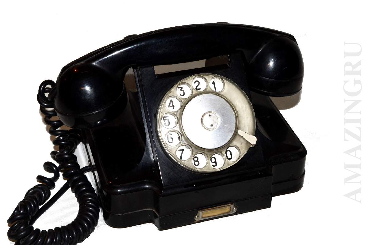 Vintage Russian USSR Bakelite Rotary Dial Ship Telephone TAK-47 Soviet ...