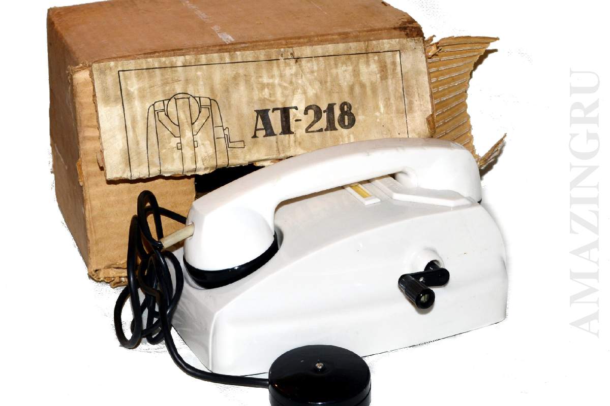 Vintage Russian Telephone AT-218 Direct Communication Soviet Era ...