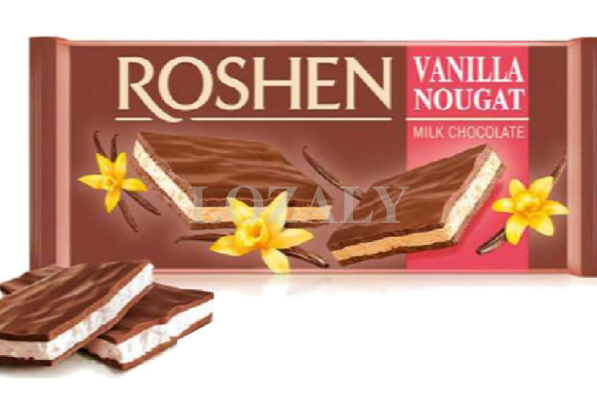 ROSHEN Milk Chocolate Bars Vanilla Coconut Hazelnut Blueberry Mint ...