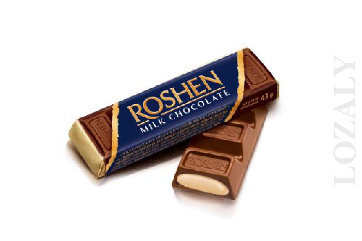 Ukrainian Sweets ROSHEN Candy Dark, Milk Chocolate Bars with Filling ...