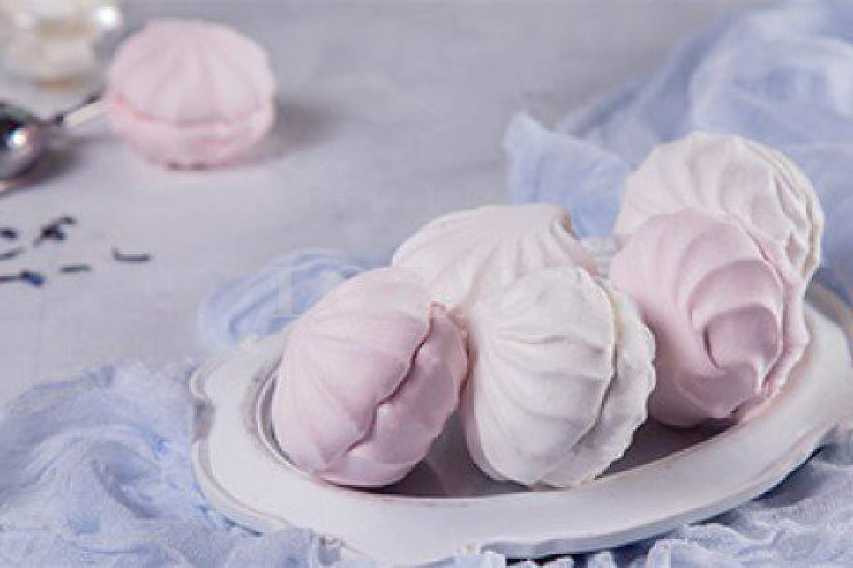 Ukrainian Sweets Soft Zefir (Marshmallows) JACO "White-Pink" 350g / 12. ...