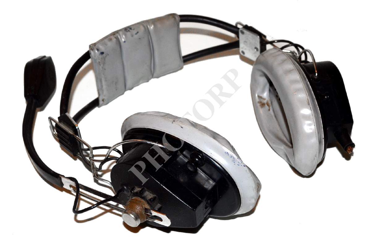 Vintage Soviet Russian USSR Aviation Headset Headphones GSSHA-A-18 (ГСШ ...