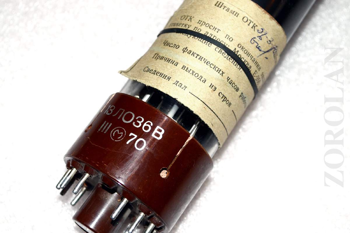 1x 13LO36V Electron Beam Oscilloscope Long Time Afterglow Tube Soviet ...